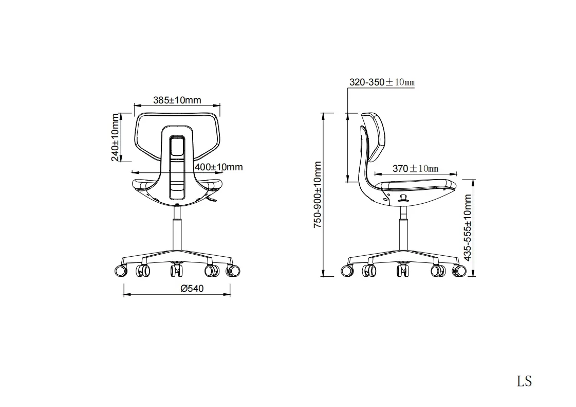 LS Series Swivel Laboratory Chair - MAC Chairs
