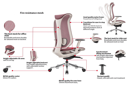 10 Essential Parts of an Office Chair: The Start Guide to Ergonomic ...