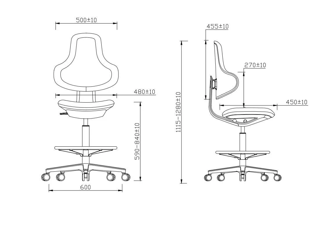 KD Series Mesh/Leatherette Conference Chair - MAC Chairs