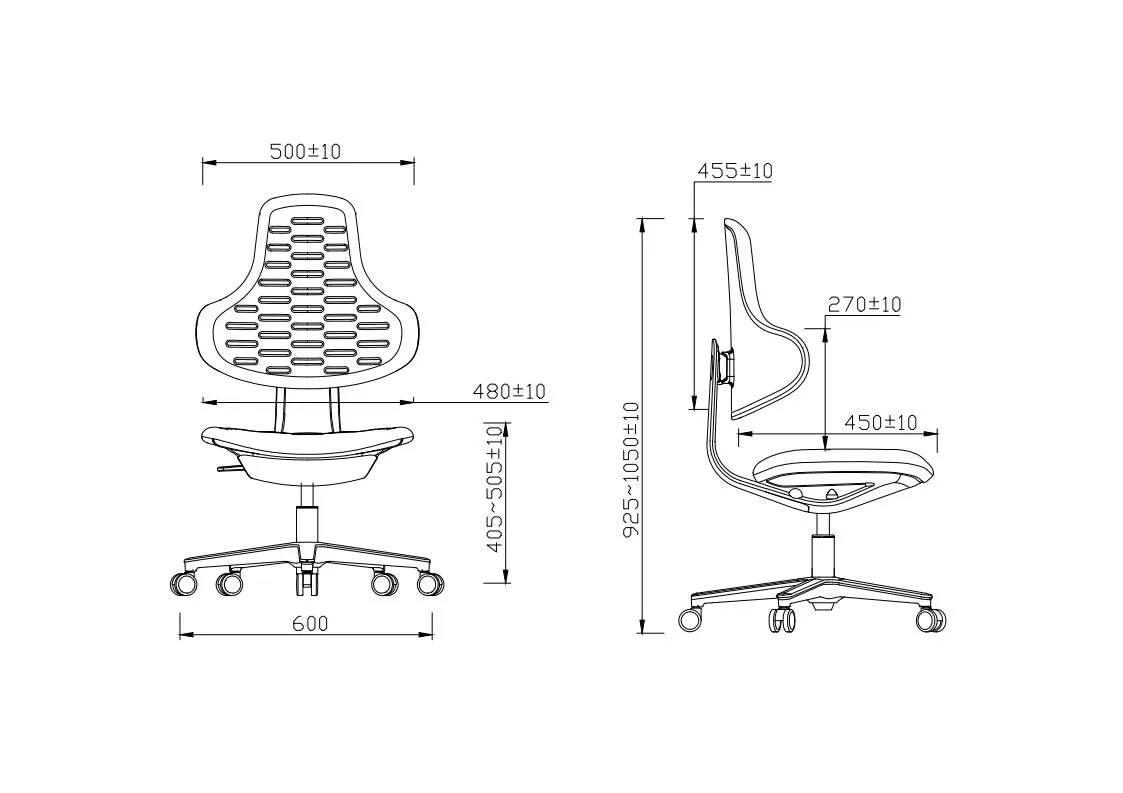 LD Series Swivel Laboratory Chair - MAC Chairs
